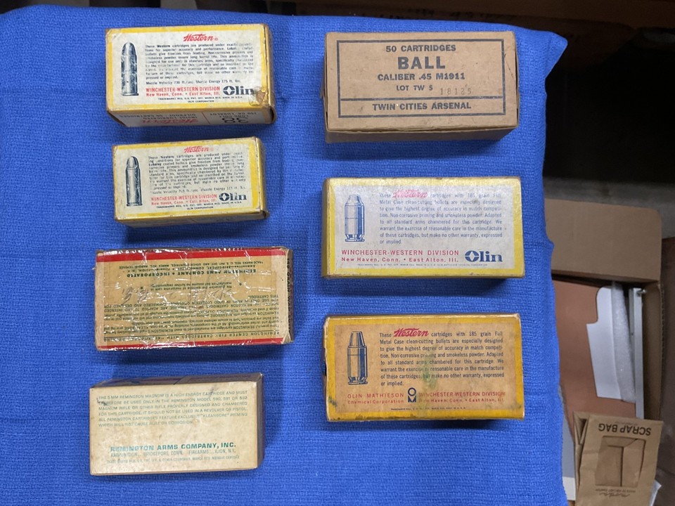 Vintage Cartridge Boxes. X7. | eBay