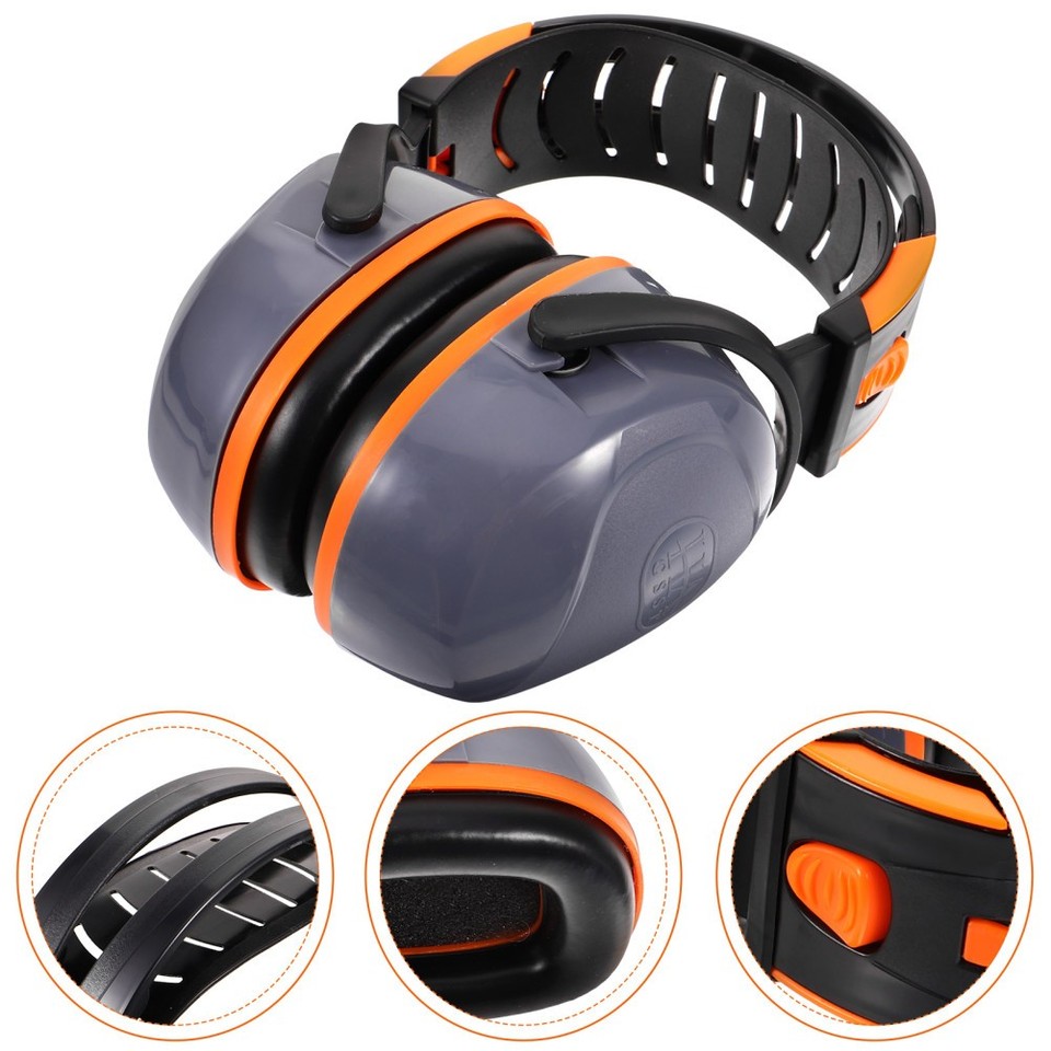 Adjustable Hearing Noise Reduction Earmuff Ear Protector for Workshop ...