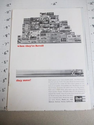 magazine ad 1965 REVELL model kit Ed Roth Mysterion Surfink Rat Fink ...