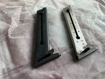 2 HIGH STANDARD 10rd magazines GREEN FOLLOWERS (one black and one ...