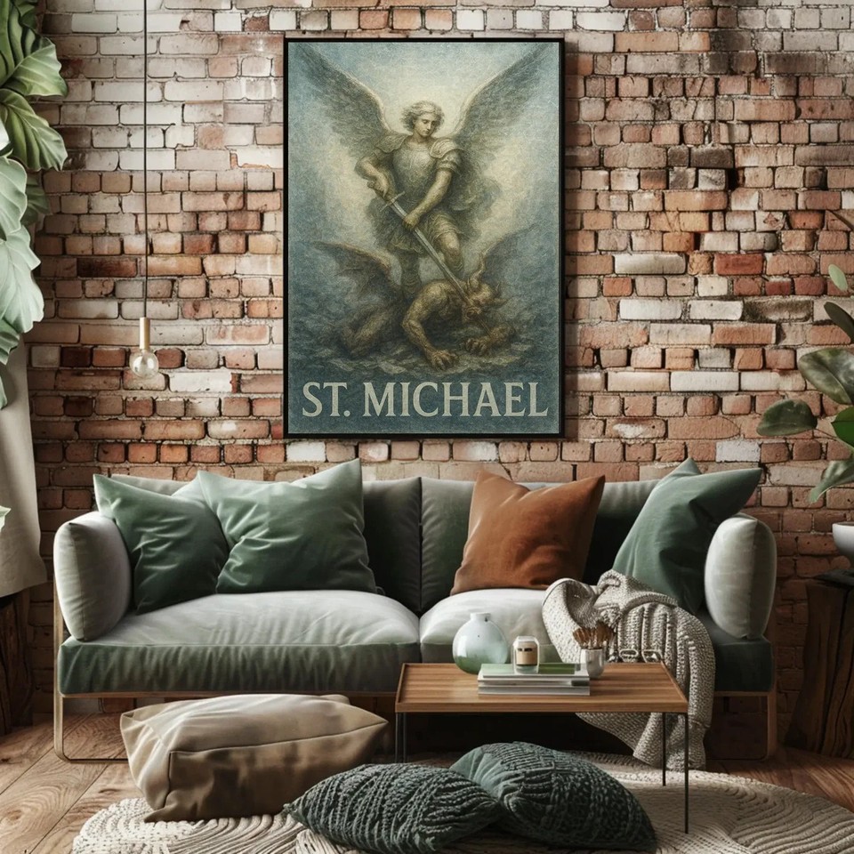 St. Michael The Archangel Poster | eBay