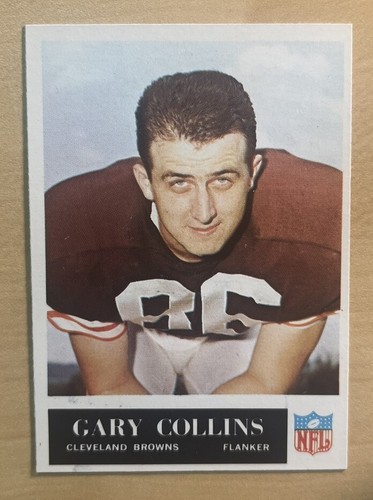 Gary Collins 1965 Philadelphia Football Card #32, NM-MT, Cleveland ...