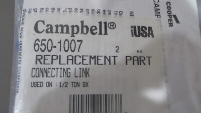 Campbell, 650 - 1007, Connecting Links for 1/2 Ton GX | eBay