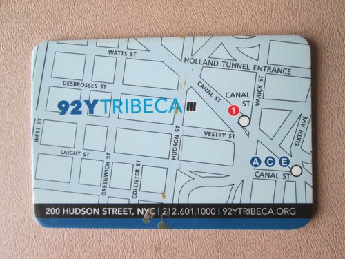 MTA METROCARD HOLDER 92Y Tribeca 92nd St Y NYC Subway bus transit | eBay