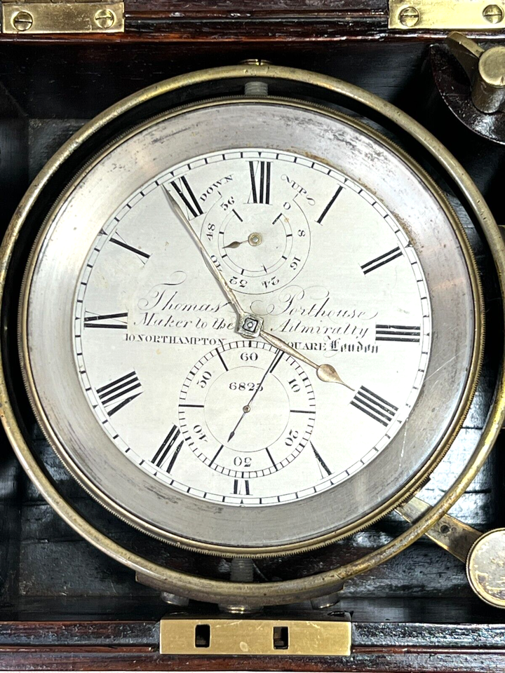 Thomas Porthouse Ship's Chronometer # 6825 Circa 1850s Restored Case ...
