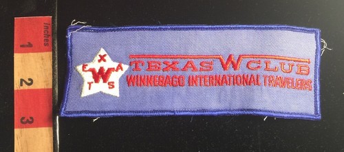 Texas W Club Patch ~ WIT WINNEBAGO INTERNATIONAL TRAVELERS 67WO | eBay