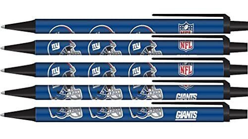 NFL Click Pens 5 pack Black Ink Choose Your Team | eBay