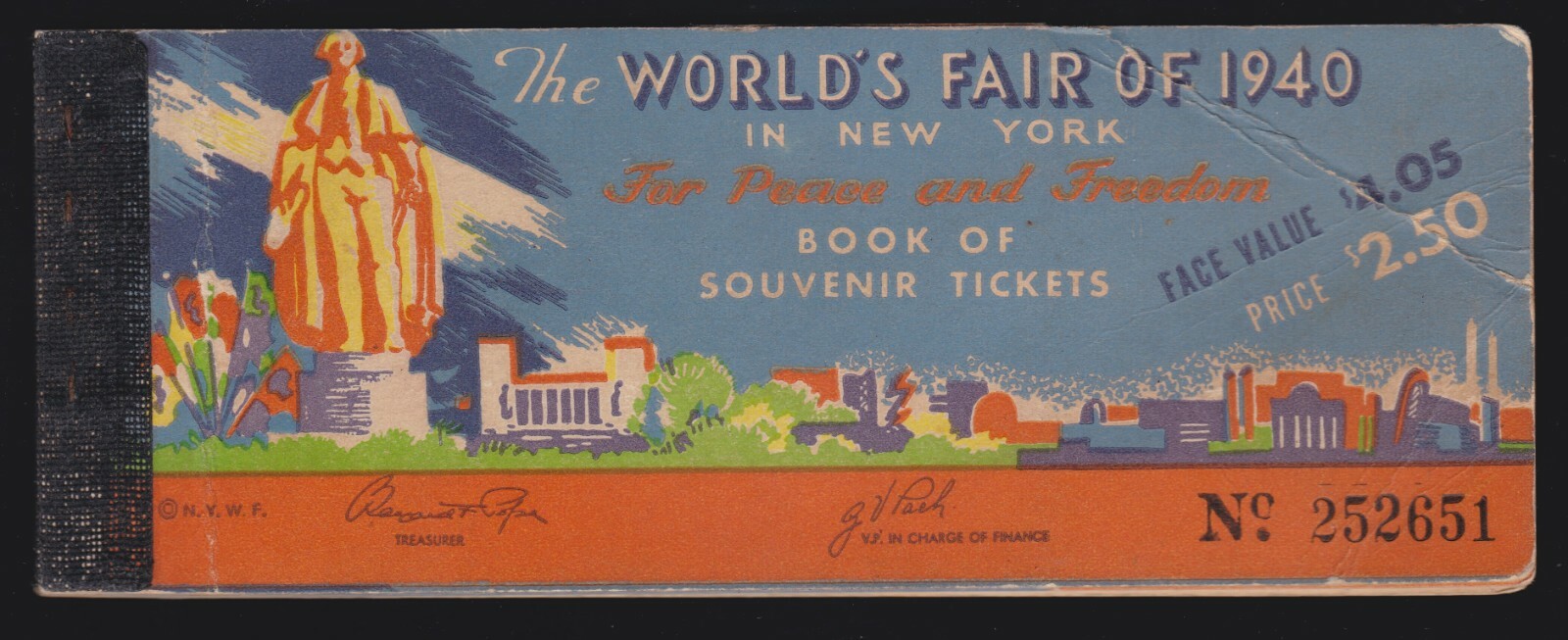 US 1940 New York World's Fair Book of Souvenir Tickets & Stubs | eBay