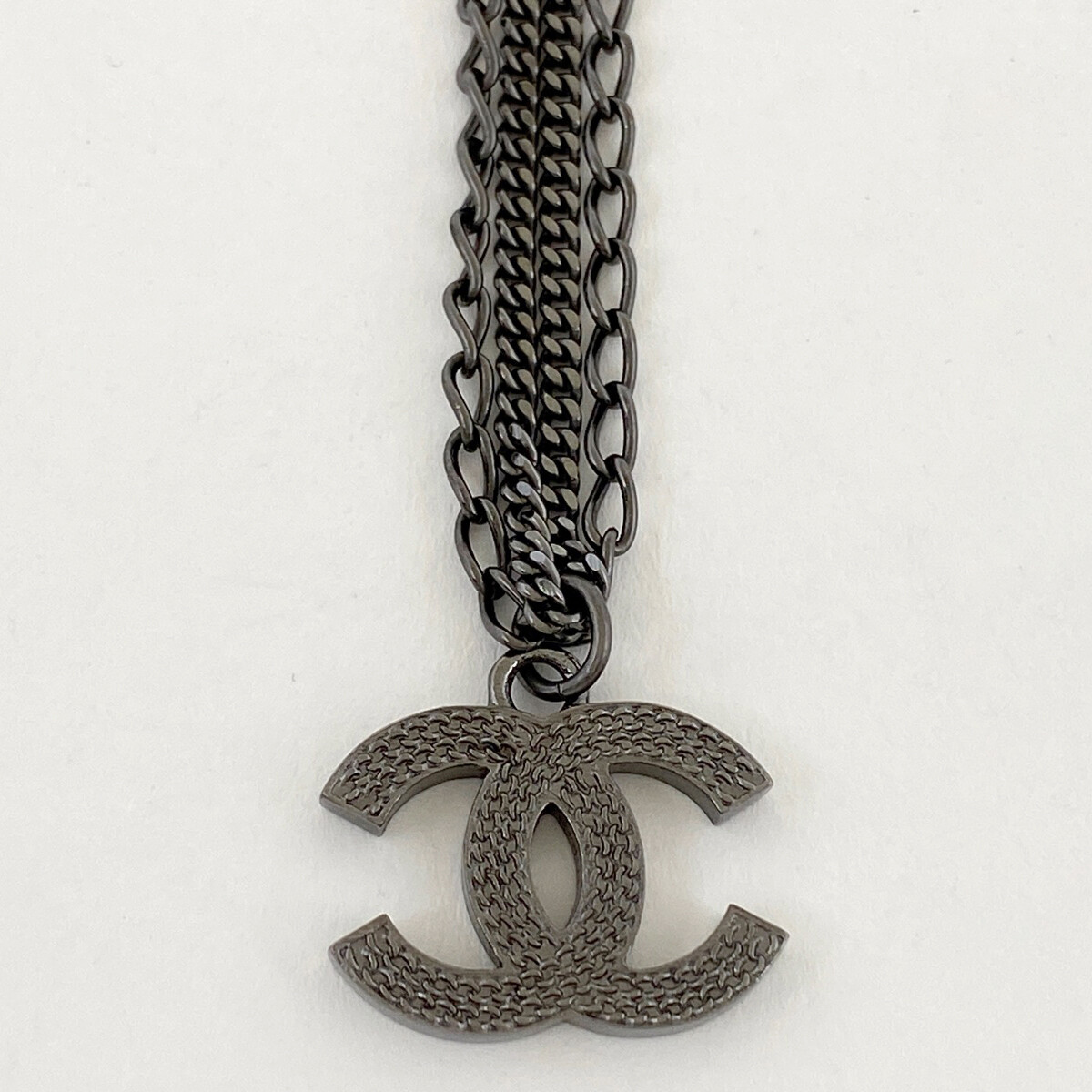 CHANEL (Interlocking) CC logo Necklace Chain Necklac… - Gem