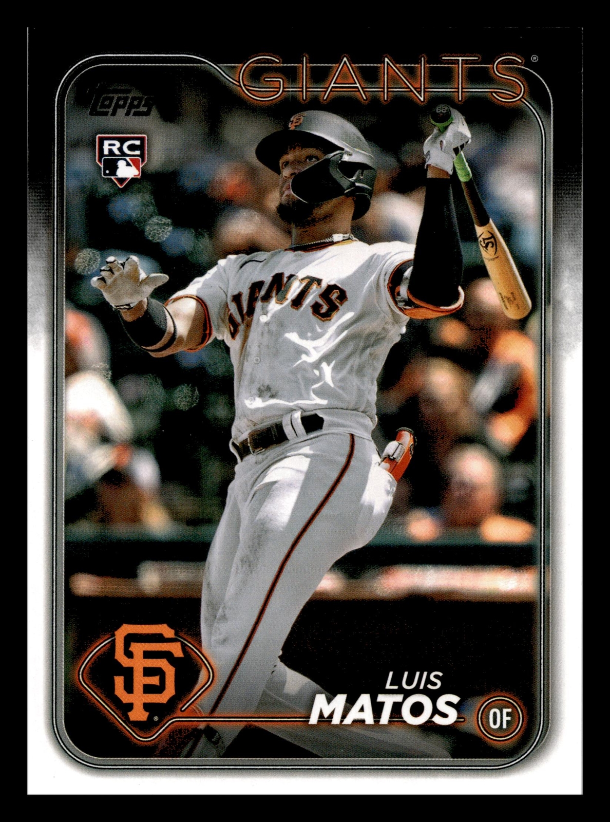 2024 Topps Luis Matos RC Rookie #28 San Francisco Giants Series 1 Mint ...