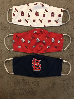 Set of 3 St. Louis Cardinals Washable Face Coverings Masks BRAND NEW ...