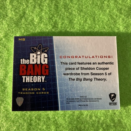 BIG BANG THEORY SHELDON COOPER JIM PARSONS WARDROBE CARD M8 (368) | eBay