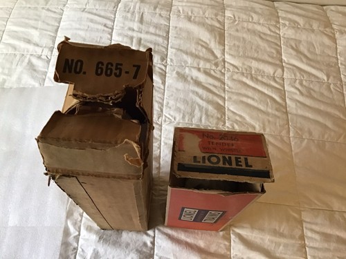 Lionel PW 665 Steam Engine w/LIQUID SMOKE & 2046W L. L. Tender- & BOXES ...