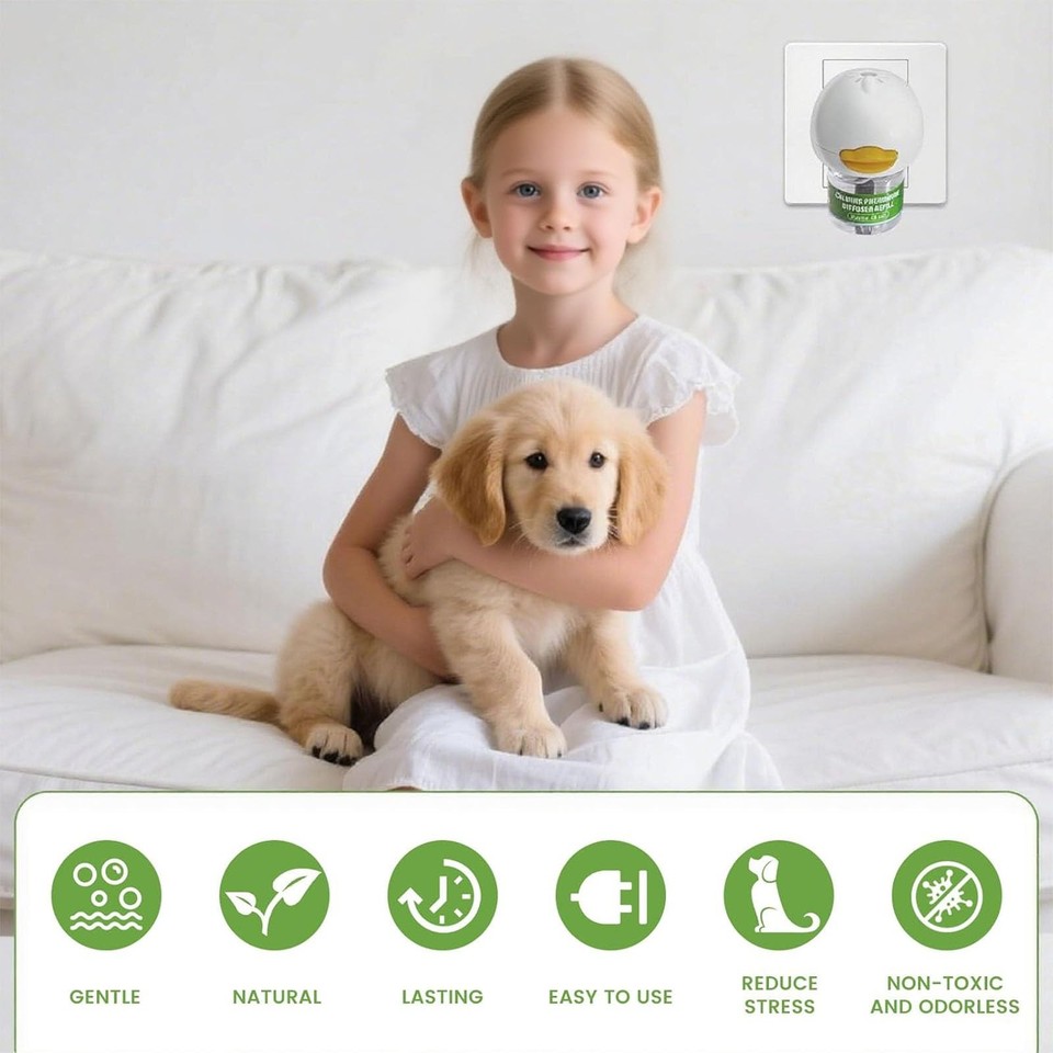 8 Pack Dog Calming Diffuser Pro Kit - Pheromone Diffuser for Dogs to ...