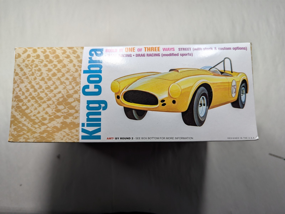 AMT King Cobra 1/25 Model Kit, New Open Box, Sealed Bags. 793/12 | eBay