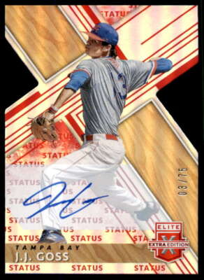 J.J. Goss Rookie 2019 Elite Extra Edition Autographs Status Die Cut Red ...