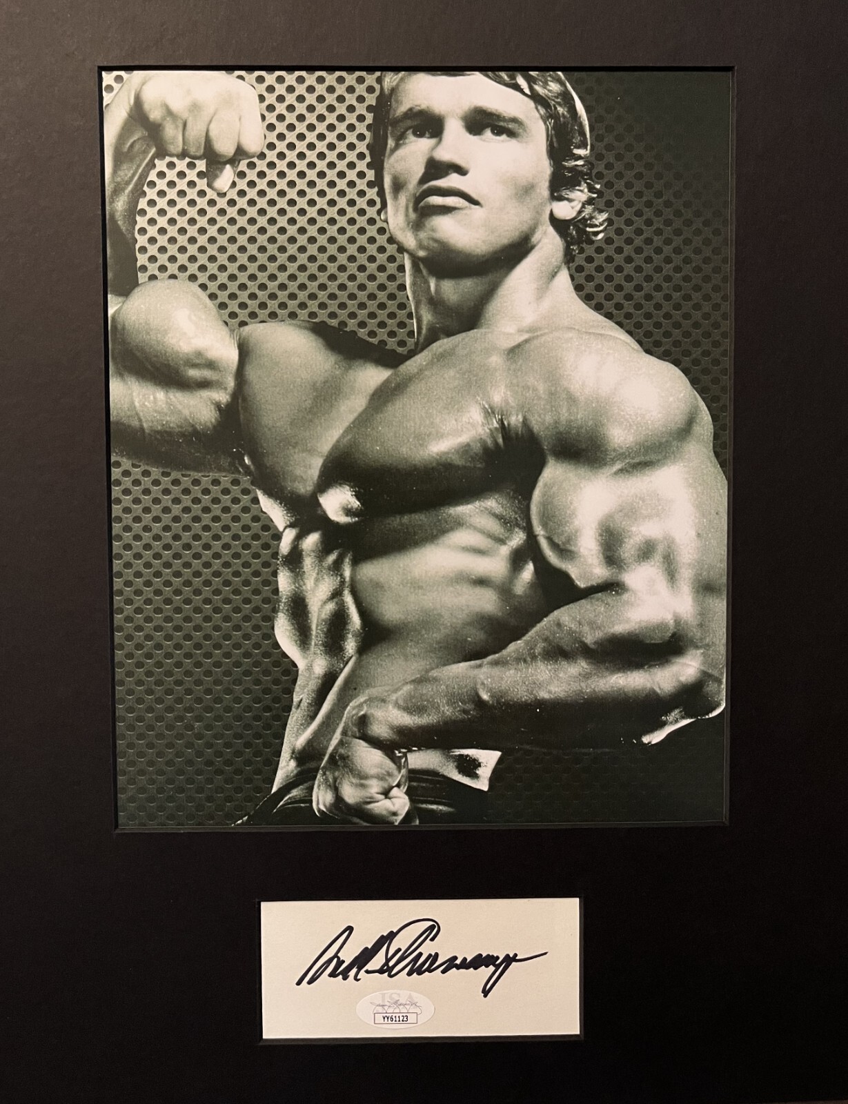 Arnold Schwarzenegger SIGNED CUT JSA COA (TOUGH AUTOGRAPH) RARE 7xMr ...