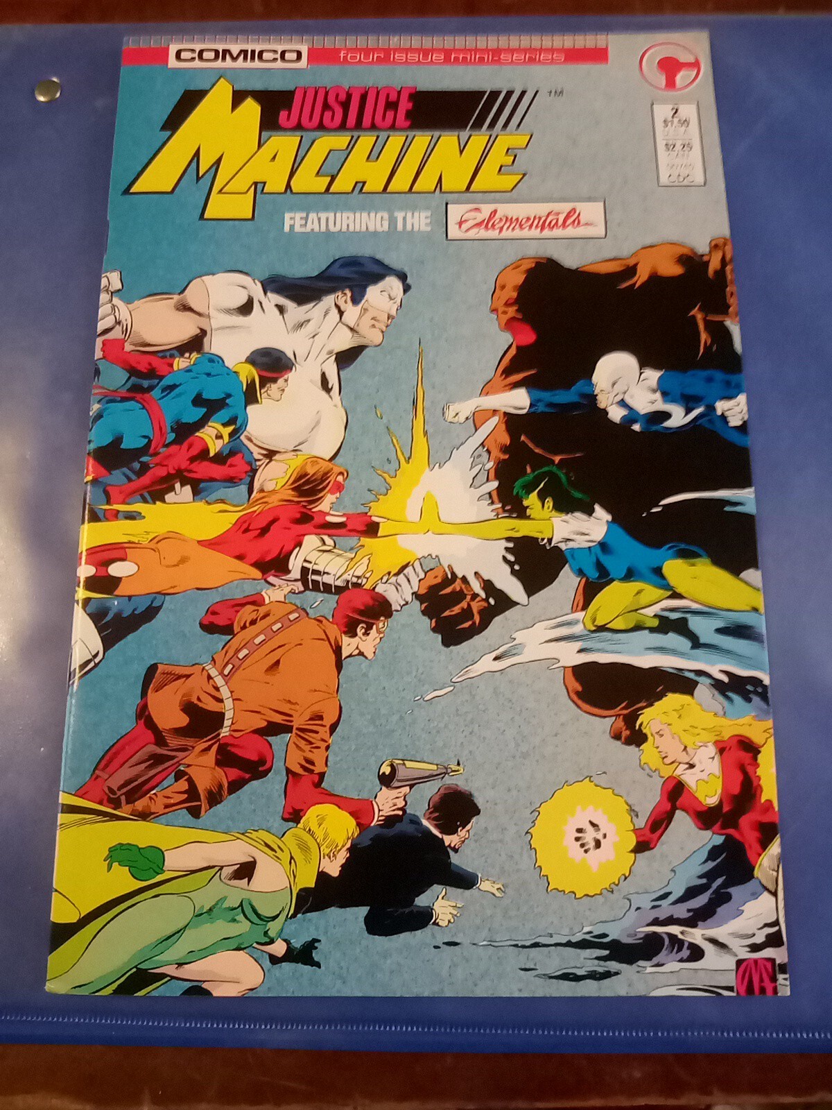 Justice Machine featuring the Elementals #2 Comico 1986 VF | eBay