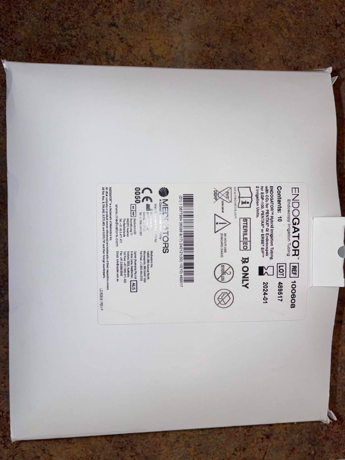 Medivators 100608 Endogator Hybrid Irrigation Tubing Box of 10 for sale ...