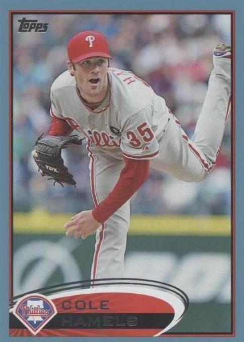 2012 Topps - Cole Hamels #190 Blue Border for sale online | eBay