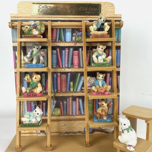 CALICO KITTENS CAT.A.LOG OF KITTIES ENESCO Cats Library Books 1998 Vtg ...