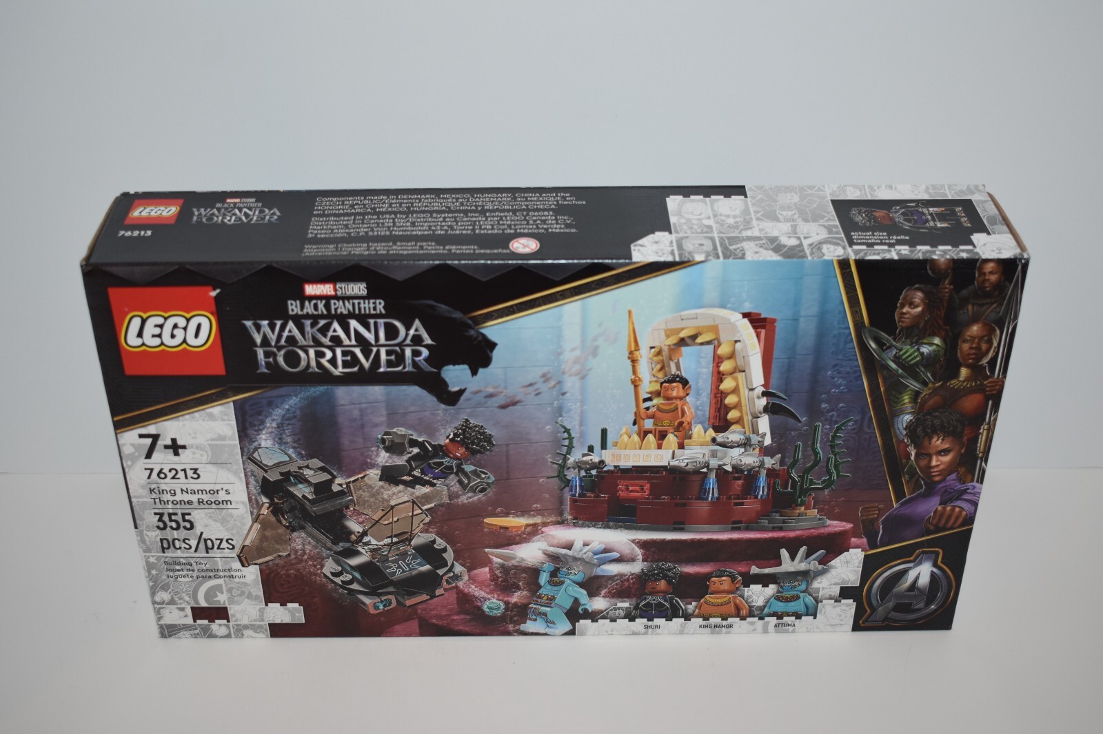 Lego Marvel Black Panther Wakanda Forever King Namor's Throne Room ...
