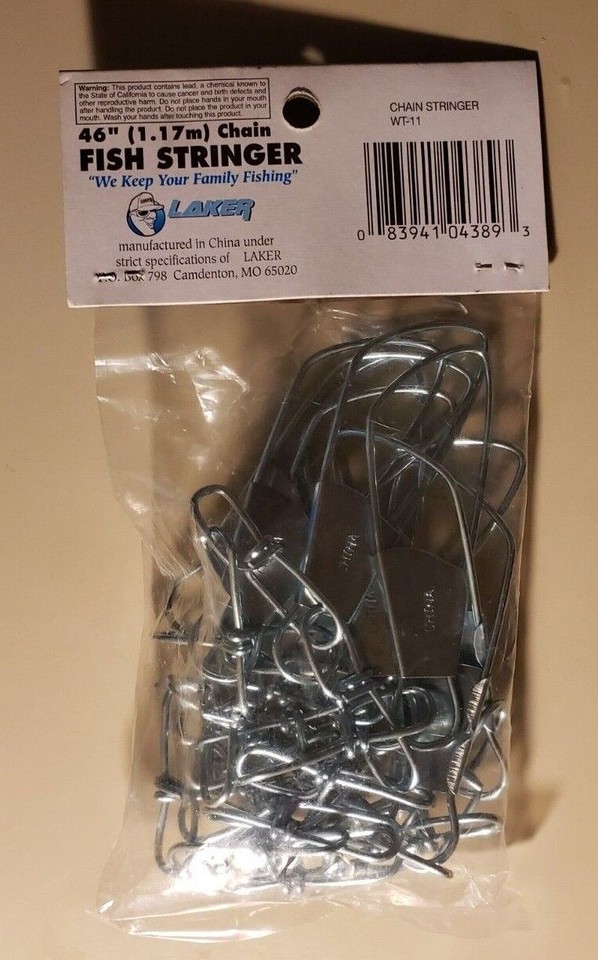 Laker 46” (1.17m) Chain Fish Stringer UPC: 083941043893 | eBay