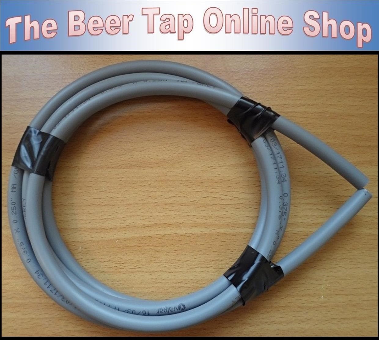 Valpar 3/8" Outside Diameter Gas & Beer Line / MDPE Pipe (9.5mm OD ...