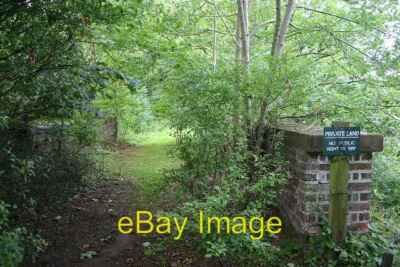 Photo 6x4 Disused railway at Wixoe Baythorne End Part of the former ...