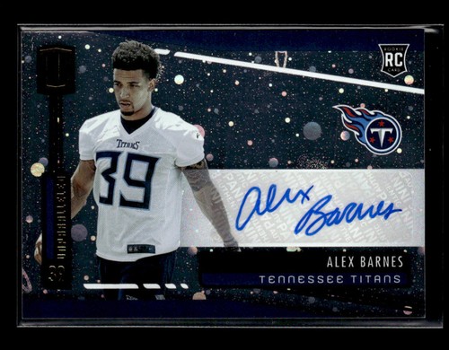2019 Panini Unparalleled #271 Alex Barnes Rookie Signatures Cosmos | eBay