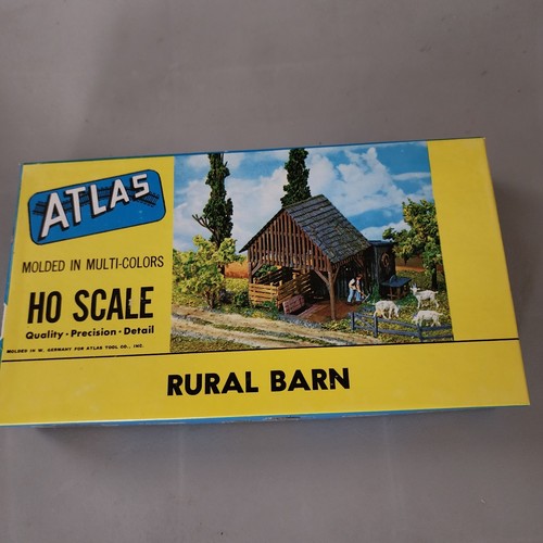 atlas HO Scale Rural Barn KIT # 719 + Ranger Station # 720 | eBay
