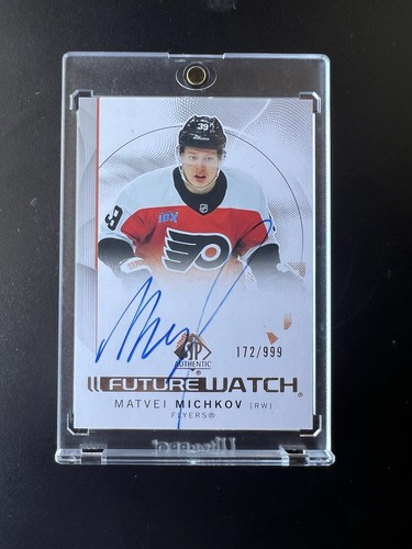 2024-25 Upper Deck SP Authentic Matvei Michkov Auto RC Future Watch /999 Flyers | eBay