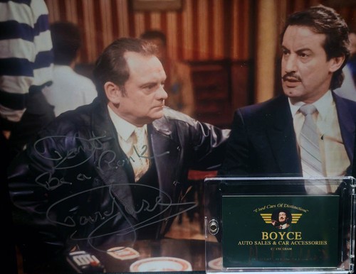 Only Fools And Horses Signed card David Jason John Challis photo inc ...