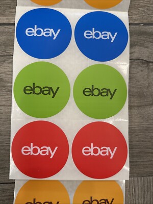 100 Stickers Round Thank You eBay Stickers 3" x 3" Office Supplies New ...