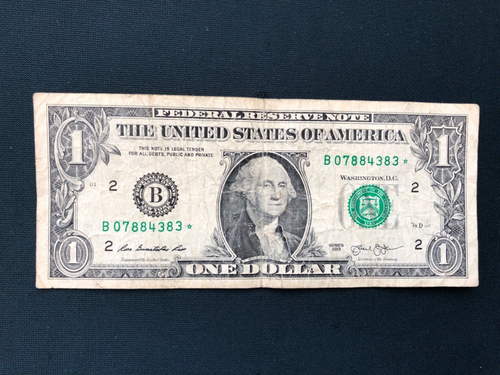 B 07884383 * (ONE DOLLAR) *STAR* NOTE - 2013 DUPLICATE "FW" ERROR | eBay