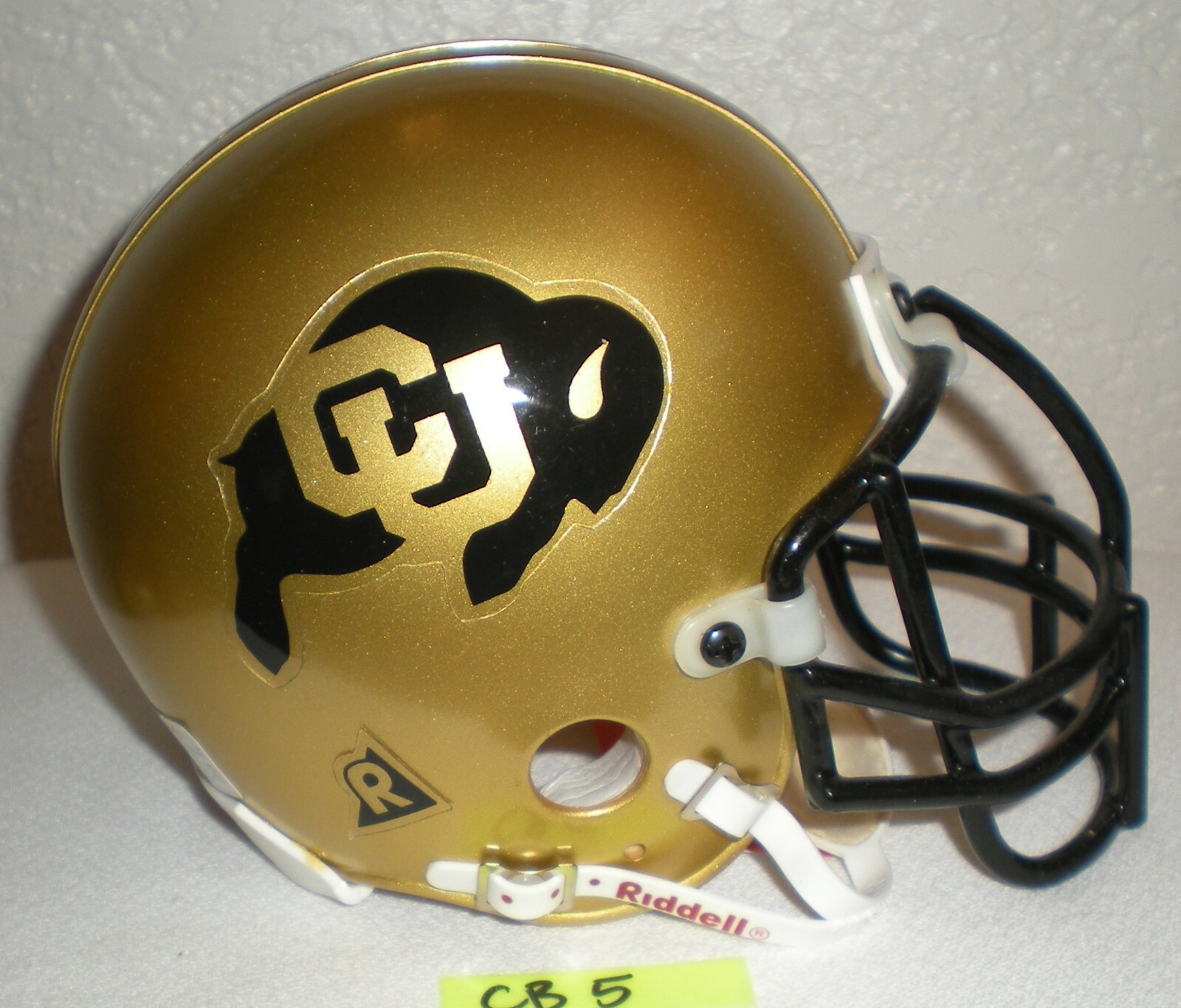 Riddell Colorado Buffaloes Authentic Mini Helmet #CB5 (Metal Mask) Used ...