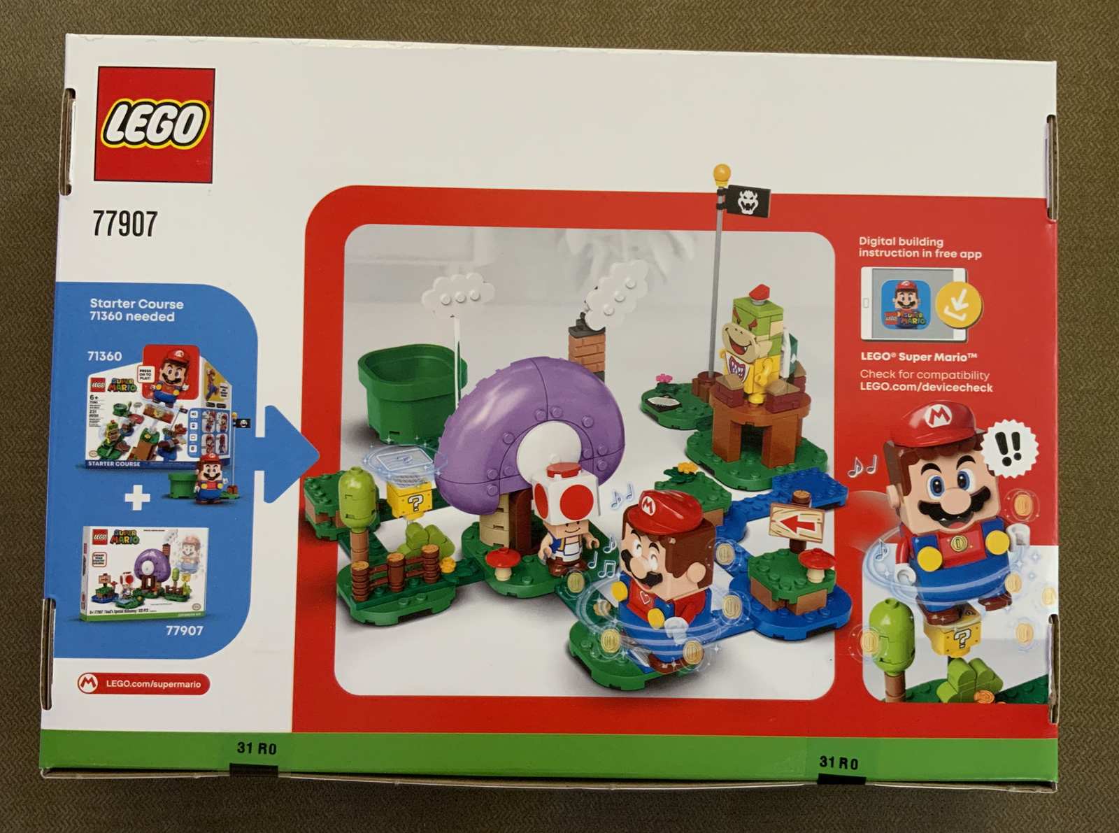 Lego 77907 Toad’s Special Hideaway Super Mario Expansion Limited ...