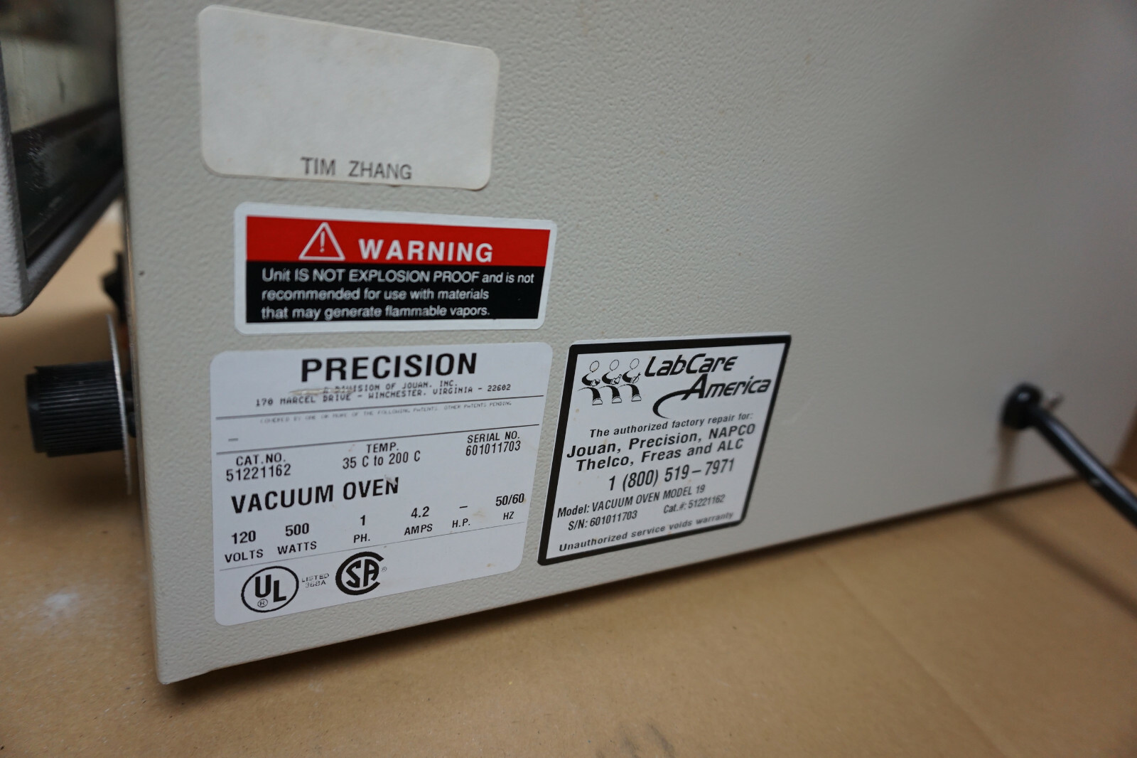 Precision Scientific Vacuum Oven 19 small 30 days warranty 51221162 ...