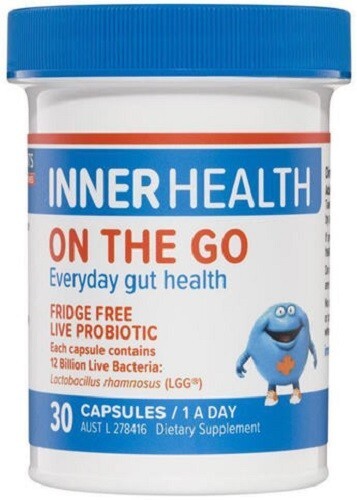 Inner Health On The Go Capsules 30 - Fridge - Free Live Probiotic | eBay