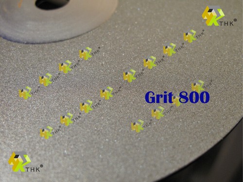 8" INCH Grit 120 THK Diamond coated Flat Lap wheel Lapidary grinding ...