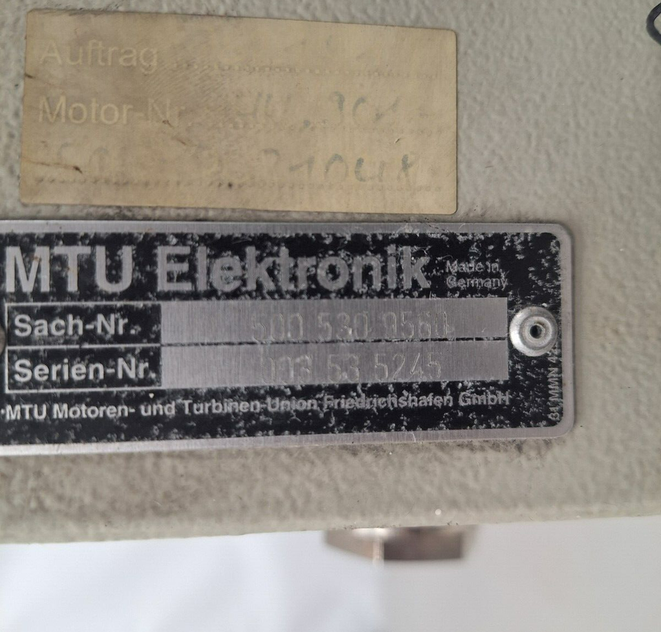 MTU 12V183, 5005309565 , Local Operator Panel (LOP) | eBay