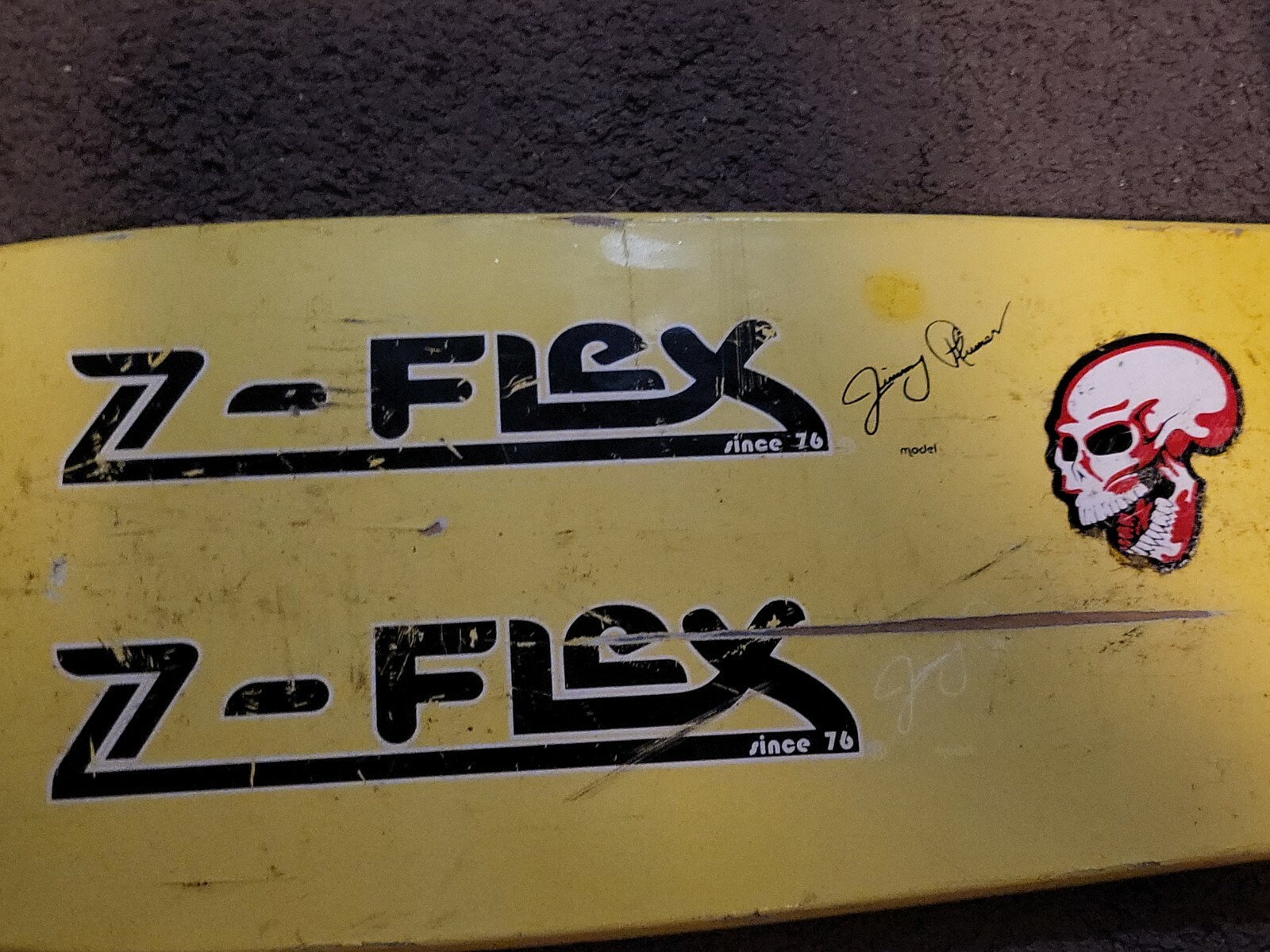 VINTAGE SKATEBOARD Z-FLEX JIMMY PLUMMER AS FOUND USED | eBay