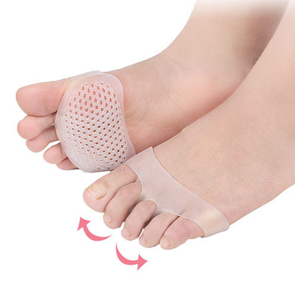 2X Gel Metatarsal Sore Ball of Foot Pain Cushions Pads Insoles Forefoot ...