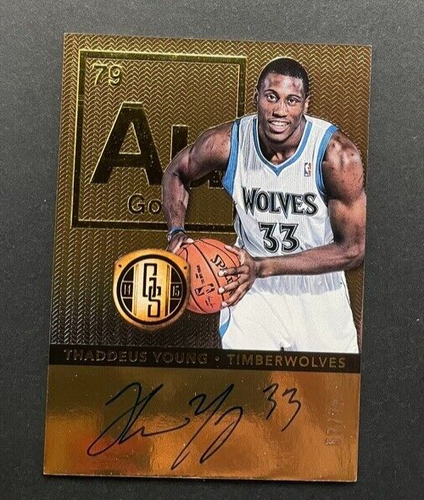 2014-15 Panini Gold Standard - Thaddeus Young #32 Timberwolves - AUTO /79 | eBay