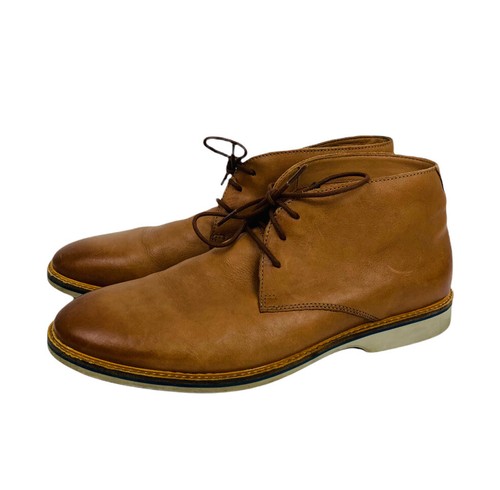 Clarks Men's Desert Chukka Brown Cognac Leather 16501 Boots Size 12 M ...