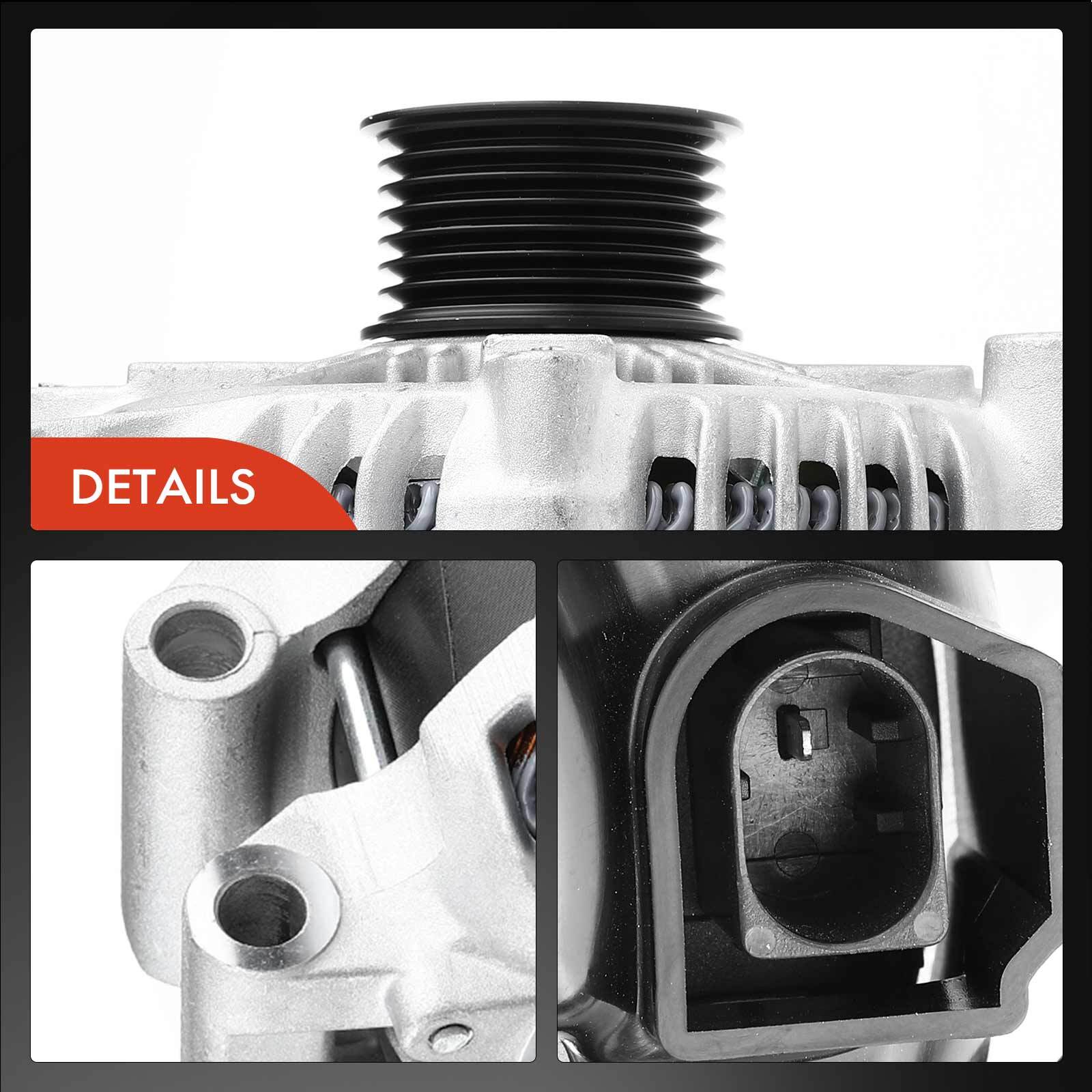 New Alternator for BMW 550i 650i 750i 750Li M5 M6 X5 210A 12V Clockwise ...