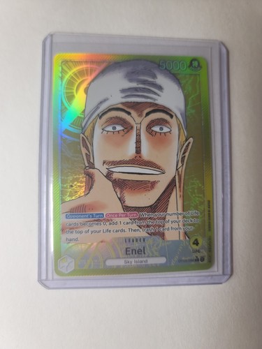 One Piece TCG: Awakening of the New Era - Enel OP05-098 LEADER Alt Art ...