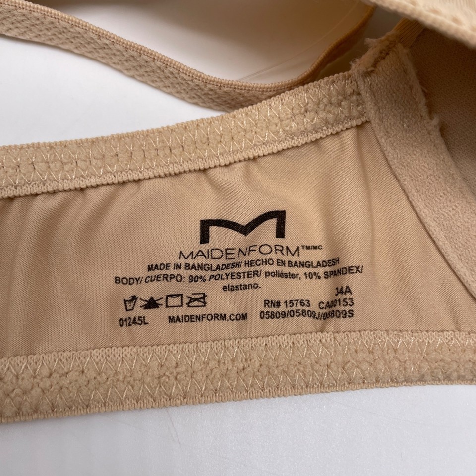 Maidenform Women's Convertible Push-Up Bra Beige Size 34A | eBay