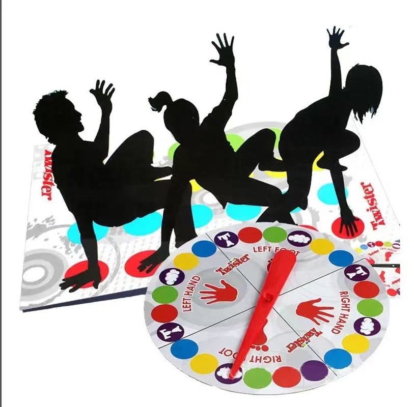 Family party Twister Game Indoor and outdoor toys wiggle the body ...