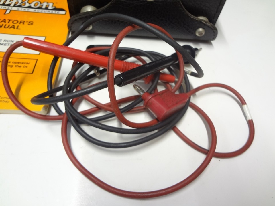 RARE Vintage 1970s Simpson 360-2 Milliammeter Volt Ohm Meter | eBay